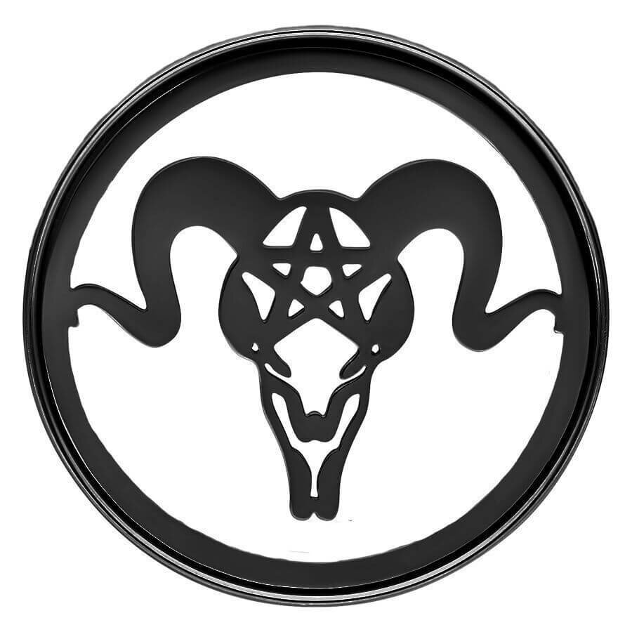 Svart Ram Pentagram Tunnel
